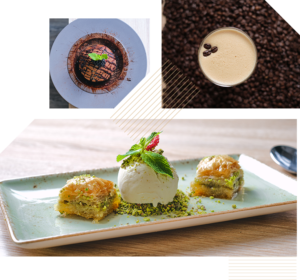 Desserts & After Dinner Drinks Menu - The Bridge Grill Restaurant